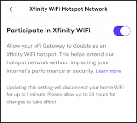 How Can I Stop Sharing my Xfinity Internet Connection via xfinitywifi?