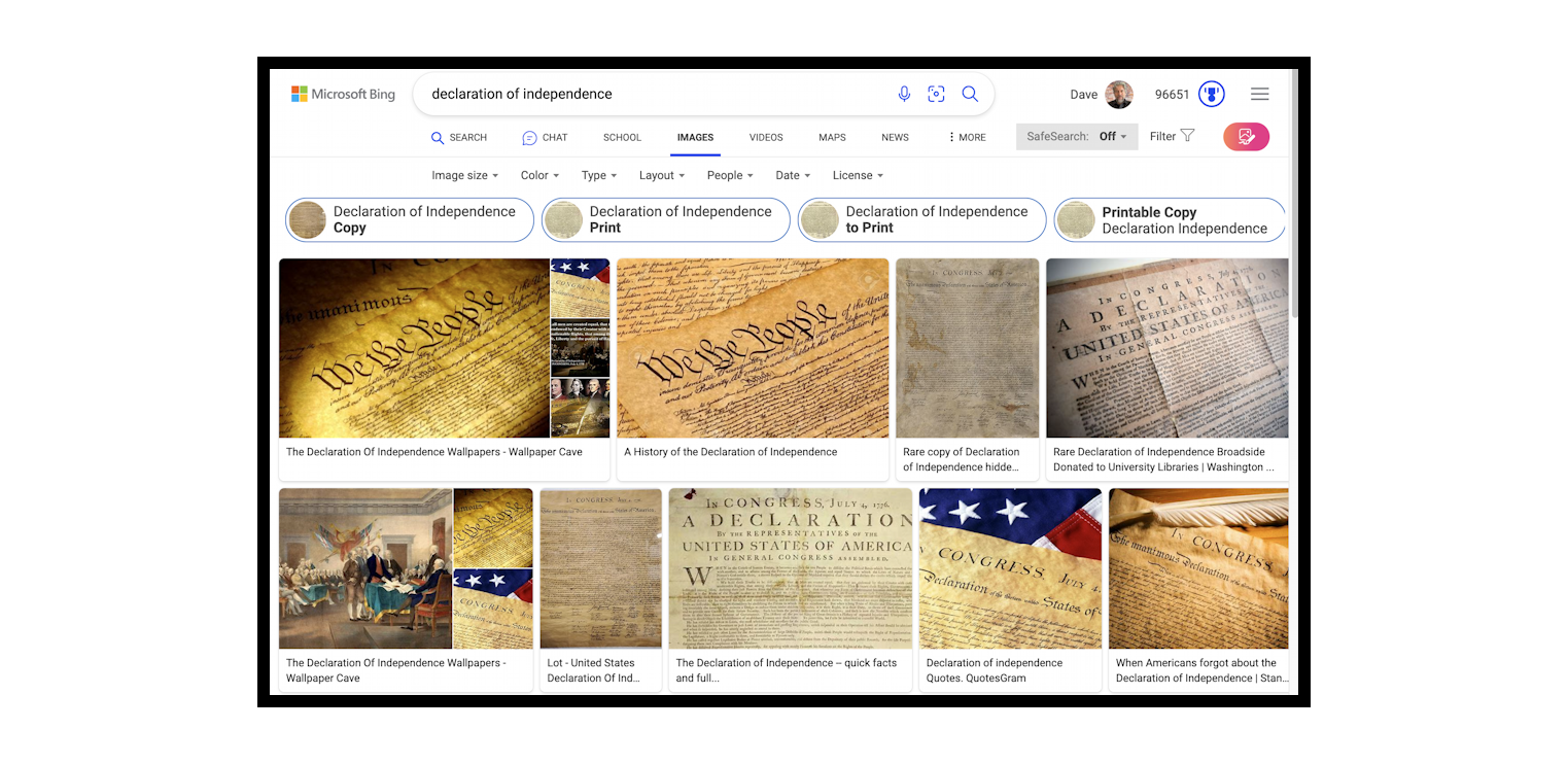 How to Customize Your Bing Image Search Experience - Ask Dave Taylor