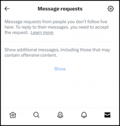 A Wry Guide to Reviewing Private DM Requests in Twitter