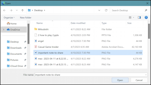 Using Microsoft Edge Drop to Easily Transfer Files Between Devices