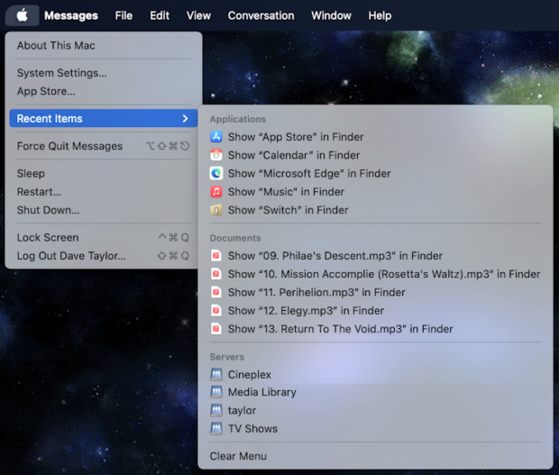 How Can I Hide Recent Apps and Docs on my Mac System?
