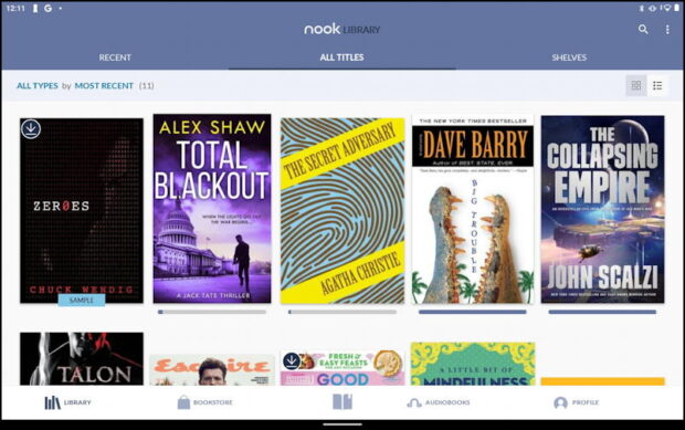 Update the Nook App on my Android “Nook” Reader?