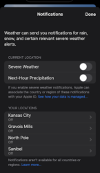 How to Enable Weather Alerts on your Apple iPhone