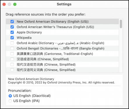 How to Add New Language Dictionaries to the MacOS “Dictionary” App
