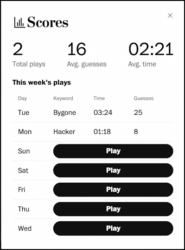 How to Play “Keyword” Game from the Washington Post