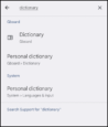 Delete Erroneous Entries from your Android Personal Dictionary