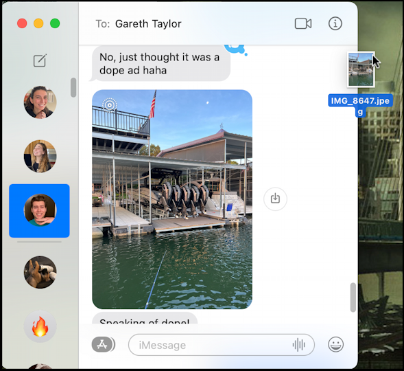 How Can I Save Photos Sent to me via Messages?