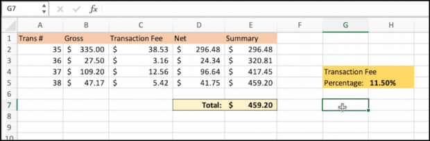 How Can I Add a Cell Border to an Excel Spreadsheet Value?