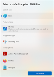How Can I Change the Default App for PNG Photo Files?