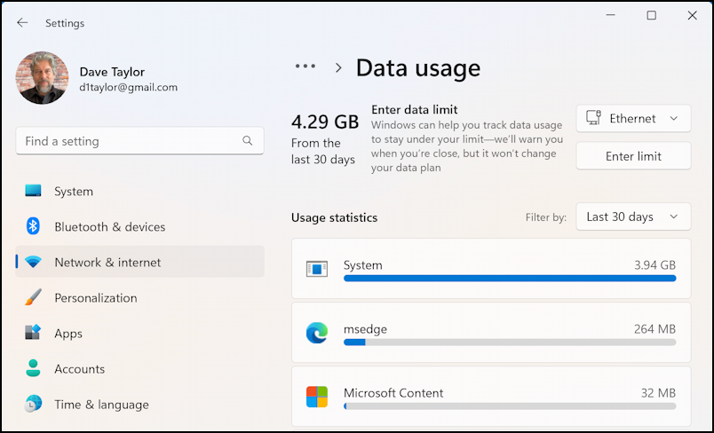 How to Add a Data Bandwidth Limit to your Windows Laptop