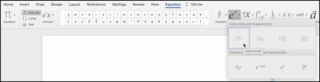 How do I Enter Fractions and other Equations into Microsoft Word?