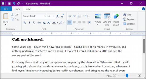 Getting Started with WordPad Replacement LibreOffice Writer