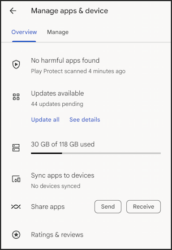What do the Tiny Dots Mean on my Android App Icons?