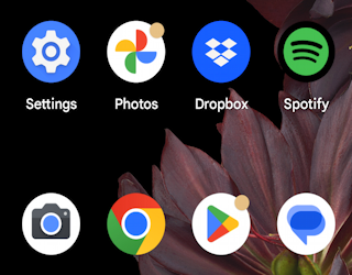 What do the Tiny Dots Mean on my Android App Icons?