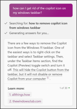 How do I Get Rid of the “Copilot” Icon on the Taskbar?
