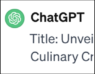 Generate Newspaper Style Articles with ChatGPT