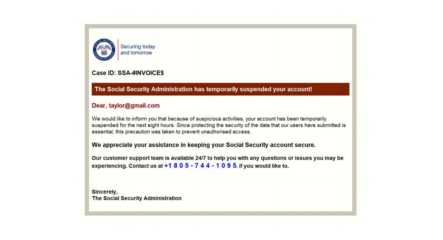 Is an "SSA Critical Alert Notification" Email Legit? - Ask Dave Taylor