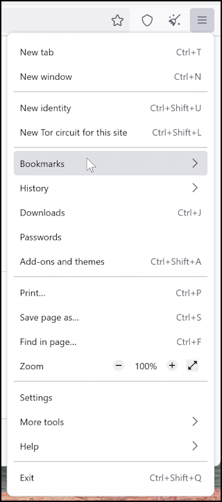 How do I Import All My Bookmarks from Edge to TOR?