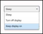 Change Display Sleep Timer or Disable It on a Chromebook?