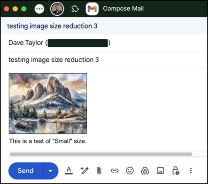 Is Gmail Reducing the Size of my Included or Attached Images?