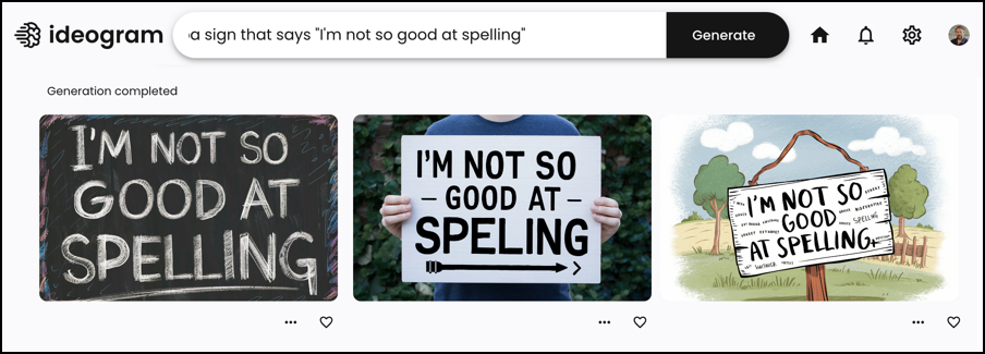 Can I Have Words Spelled Correctly in AI Generated Images?