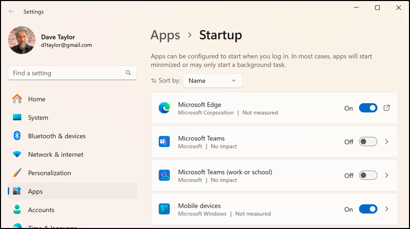 How to Disable Startup Items in Windows 11