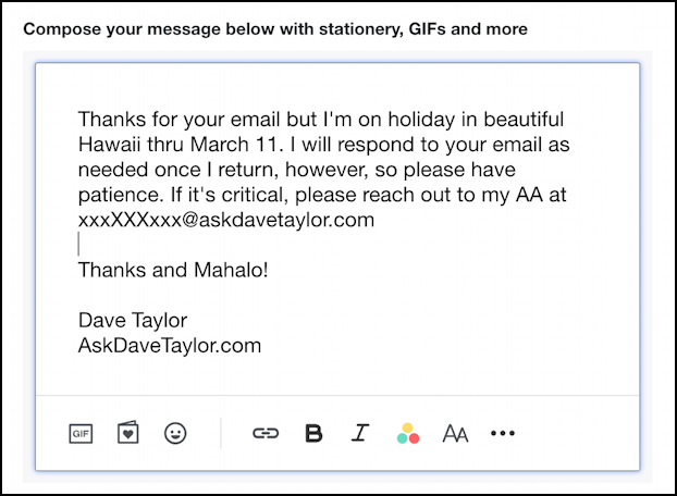 How Can I Set Up a Vacation Responder in Yahoo Mail?