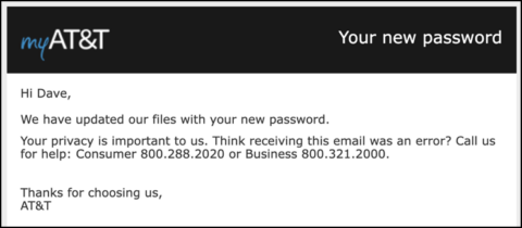 How Do I Change My ATT.com AT&T Account Password?