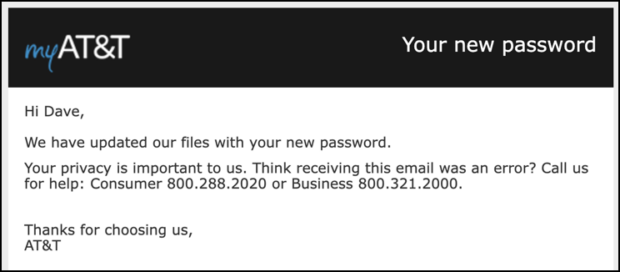 How Do I Change My ATT.com AT&T Account Password?