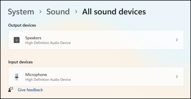 “No Output Device Found” Audio Error in Windows 11?