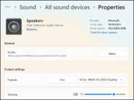 “No Output Device Found” Audio Error in Windows 11?