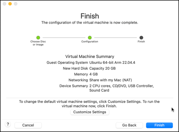 Install Ubuntu Desktop in VMWare Fusion on an Mx Mac