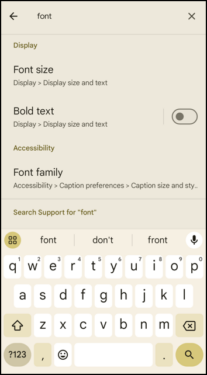 How to Enlarge Fonts on an Android 14 Phone or Tablet