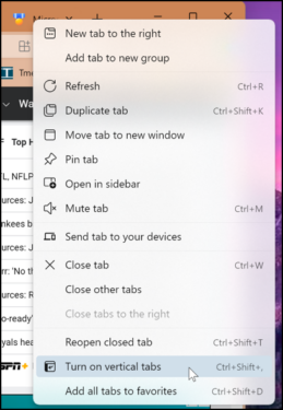 Getting the Most Out of Vertical Tabs in Microsoft Edge