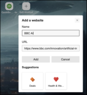Can I Customize Shortcut Icons on Microsoft Edge?
