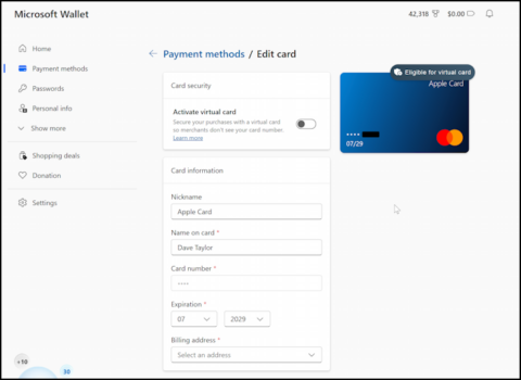 Use Microsoft Wallet to Pay for Purchases in the Microsoft Store