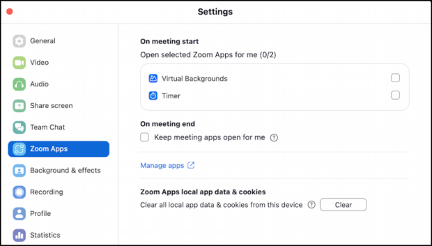 Change Your Zoom Virtual Background from an Image Gallery
