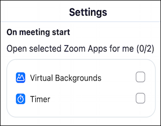 Change Your Zoom Virtual Background from an Image Gallery