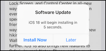 How do I Quickly Update my Apple iPhone to iOS 18?