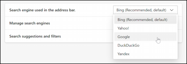 How Can I Change My Default Win11 Search Engine to Google?