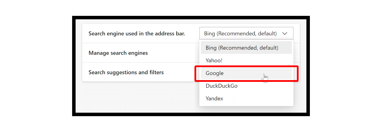 How Can I Change My Default Win11 Search Engine to Google?