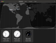 How Can I Set Up Multiple Time Zone Clocks in MacOS?