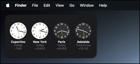 How Can I Set Up Multiple Time Zone Clocks in MacOS?