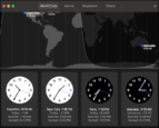 How Can I Set Up Multiple Time Zone Clocks in MacOS?