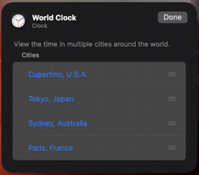 How Can I Set Up Multiple Time Zone Clocks in MacOS?