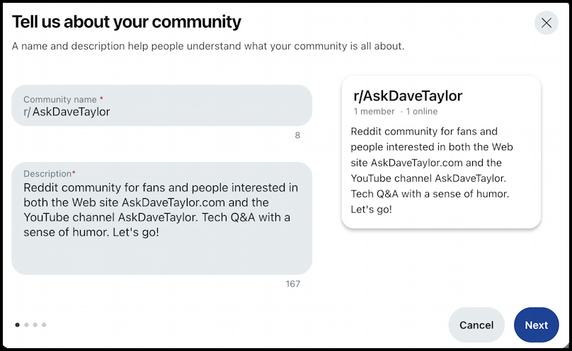 How Can I Create a New Community Group on Reddit?