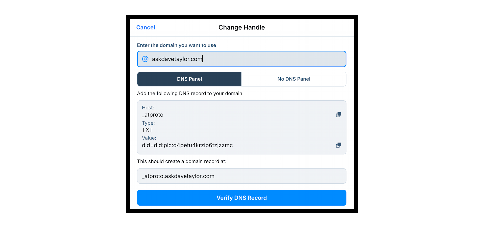How to Change Your Bluesky Handle to Your Domain Name