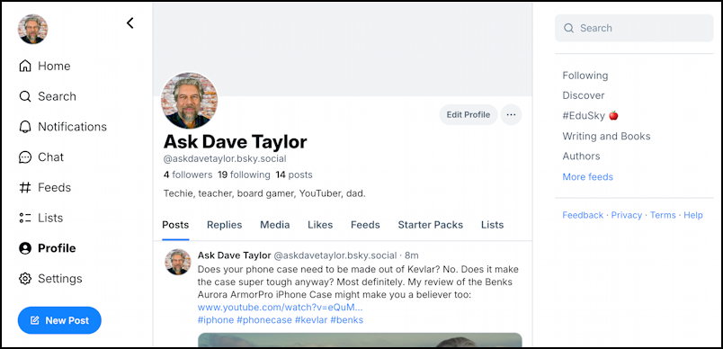 How to Complete your Bluesky Social Profile