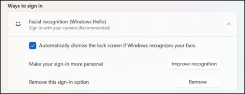 Enable Face Recognition Login on a Windows PC