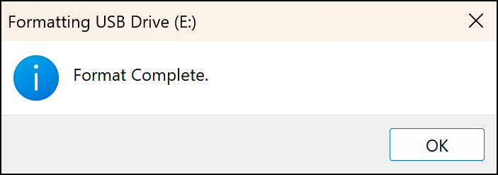 Format USB Flash Drive for Windows Usage?
